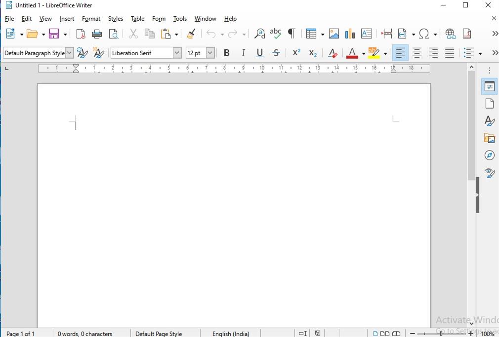 LibreOffice — lesson. Science State Board, Class 7.