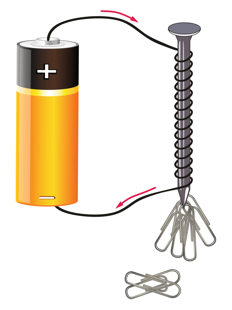 Activity on electromagnet — lesson. Science State Board, Class 9.