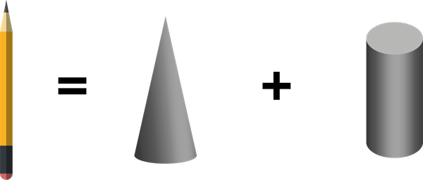 Combination of solids — lesson. Mathematics State Board, Class 10.