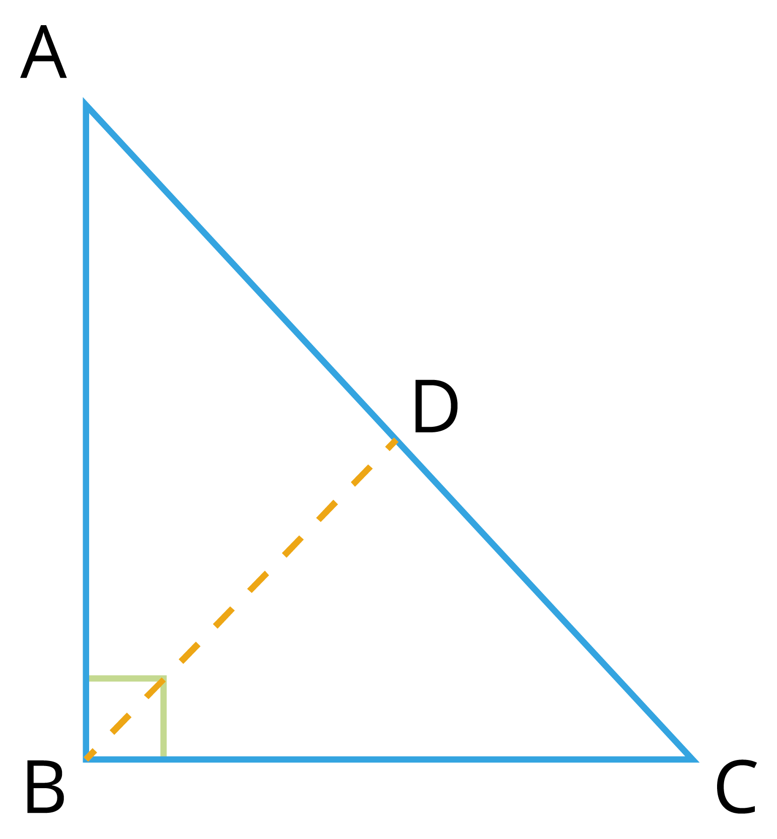 Pythagoras theorem — lesson. Mathematics State Board, Class 8.