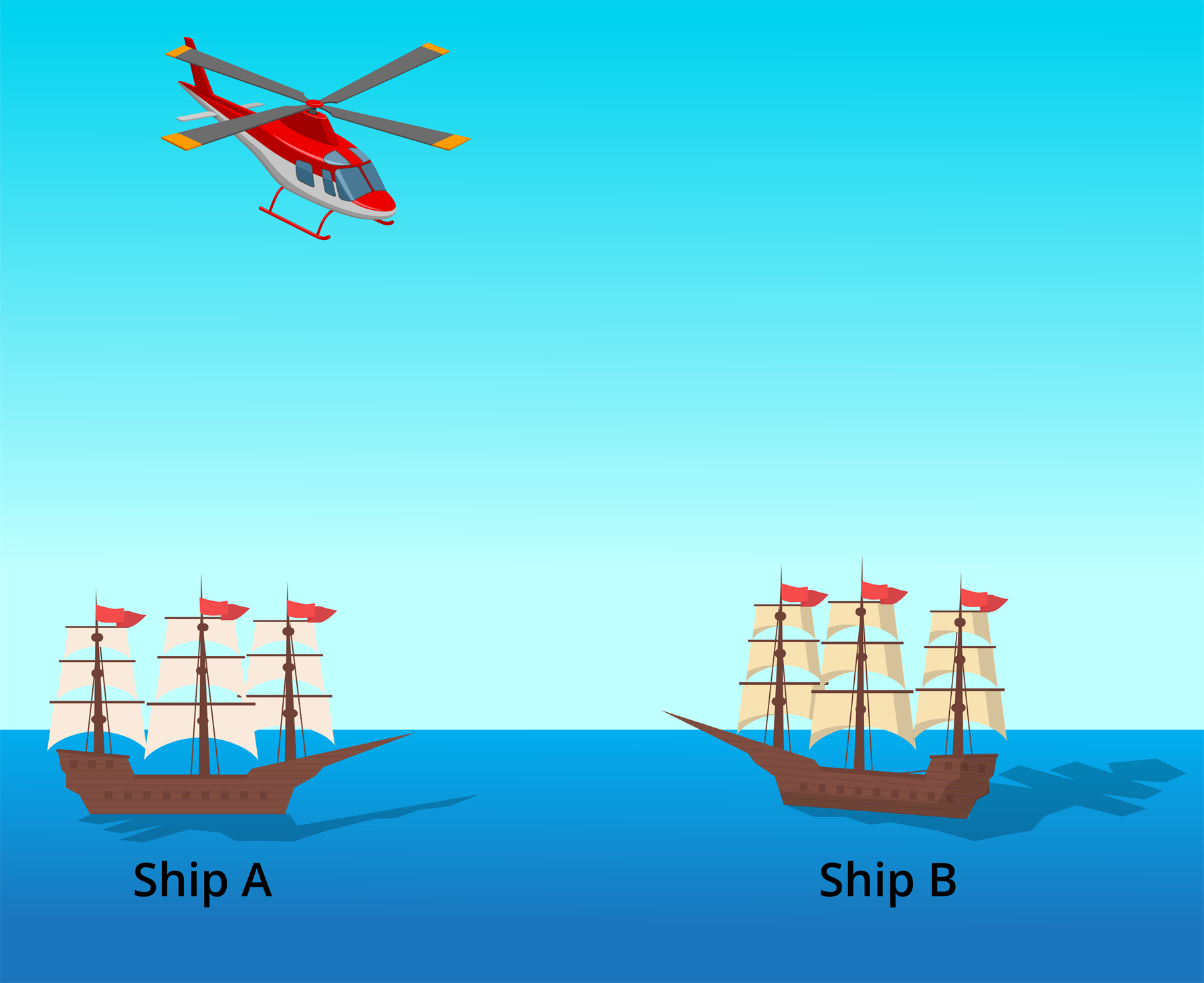 Find the distance between the ships — task. Mathematics State Board ...