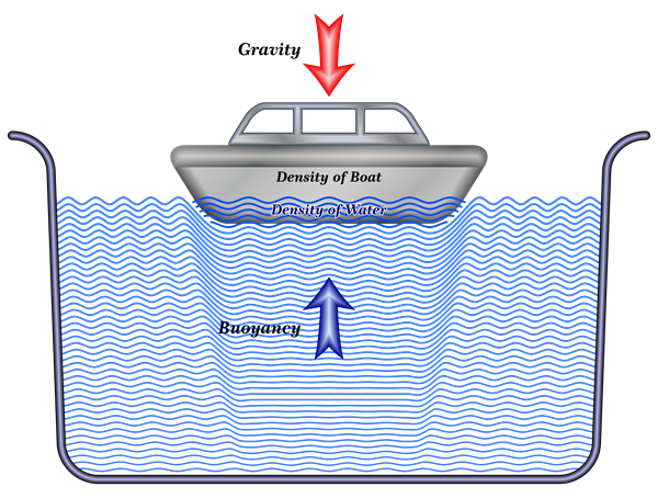 Archimede's principle — lesson. Science State Board, Class 9.