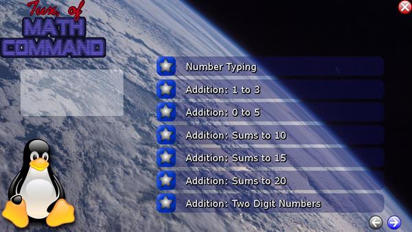 Tux Math Title Screen II — lesson. Science State Board, Class 7.