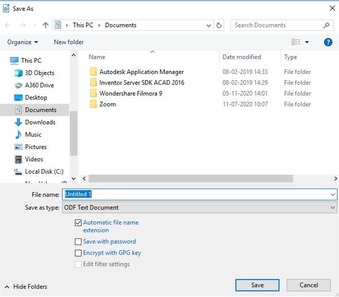 Saving and closing a document — lesson. Science State Board, Class 7.