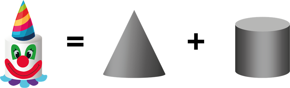 Combination of solids — lesson. Mathematics State Board, Class 10.