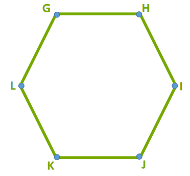 Parallel lines - hexagon — task. Mathematics CBSE, Class 7.