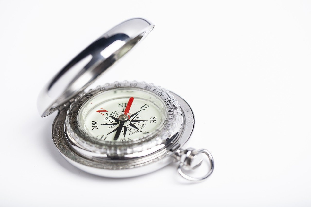 Compass — lesson. Science State Board, Class 6.