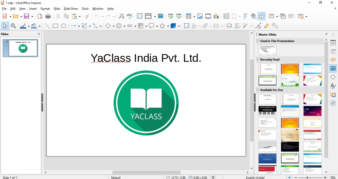 Slide Animation — lesson. Science State Board, Class 9.