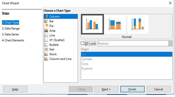 Insert a Chart in LibreOffice Calc — lesson. Science State Board, Class 8.