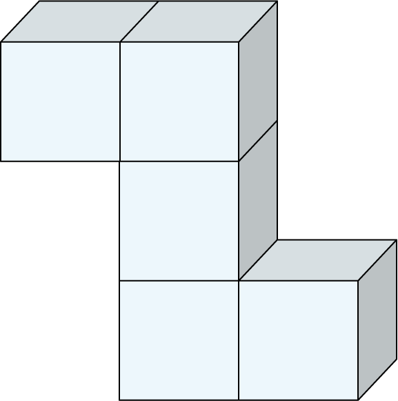 Choose the image corresponding to the side view — task. Mathematics ...