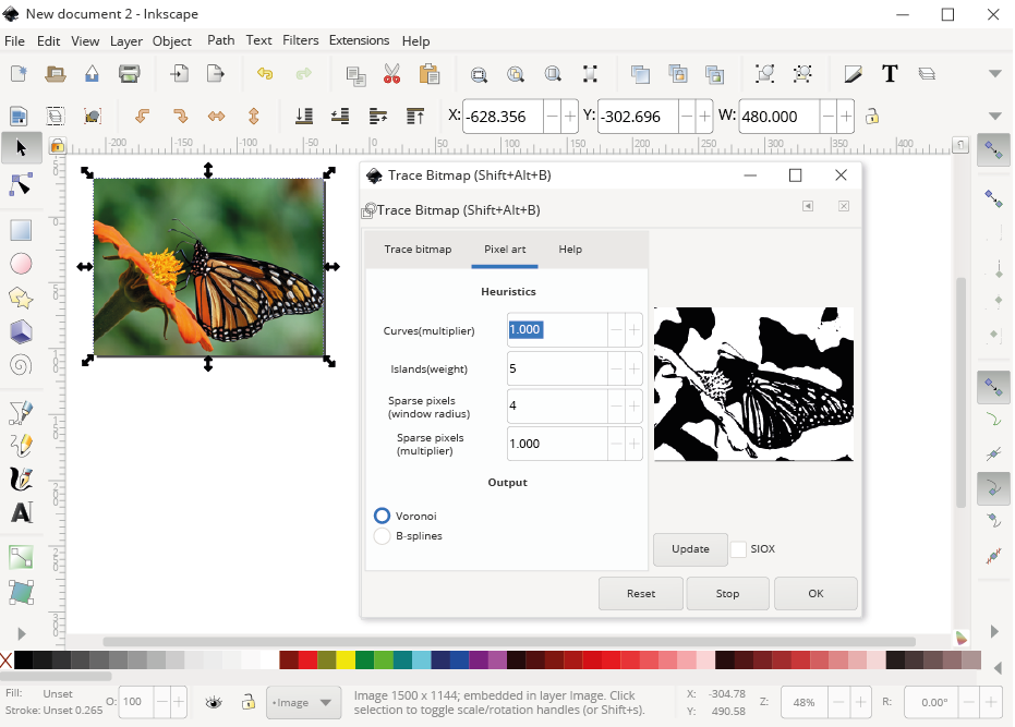 Inkscape application — lesson. Science State Board, Class 7.