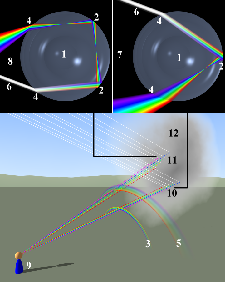 Dispersion of light - Rainbow — lesson. Science CBSE, Class 10.