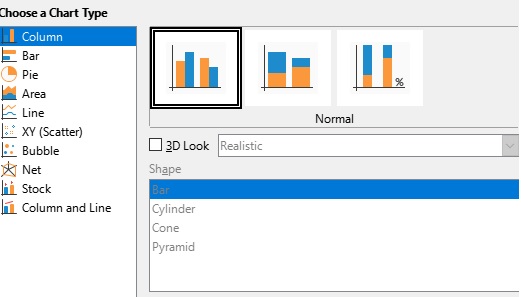 Insert a Chart in LibreOffice Calc — lesson. Science State Board, Class 8.