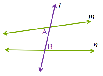 Transversal lines — lesson. Mathematics CBSE, Class 7.