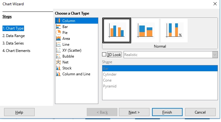 Insert A Chart In Libreoffice Calc — Lesson Science State Board Class 8
