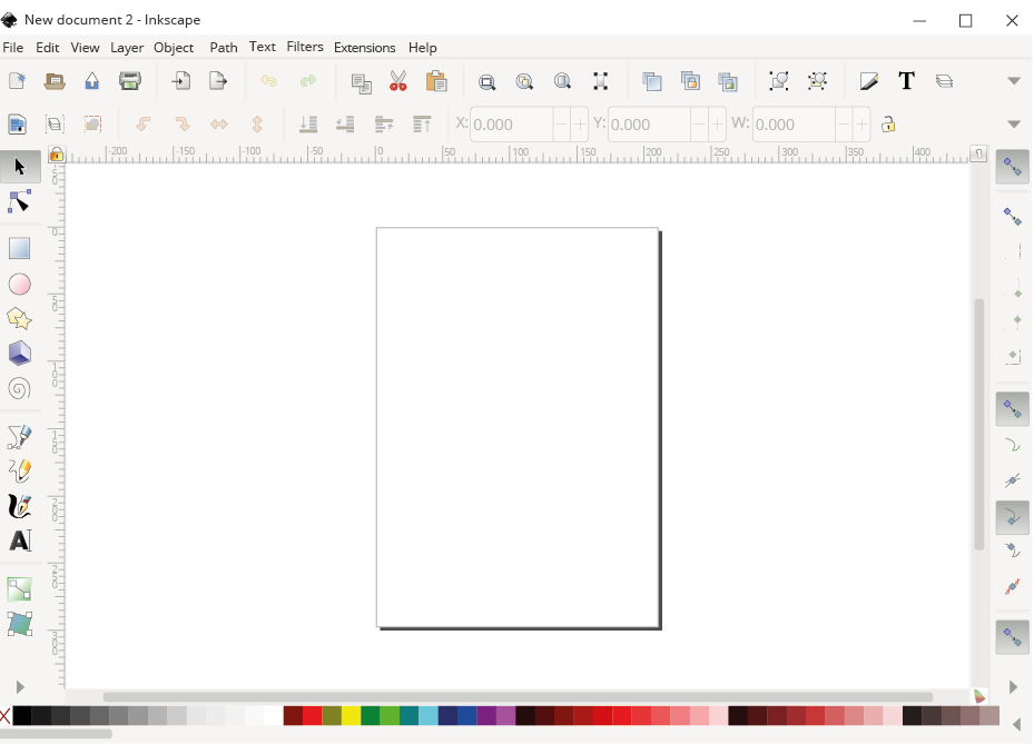 Inkscape application — lesson. Science State Board, Class 7.