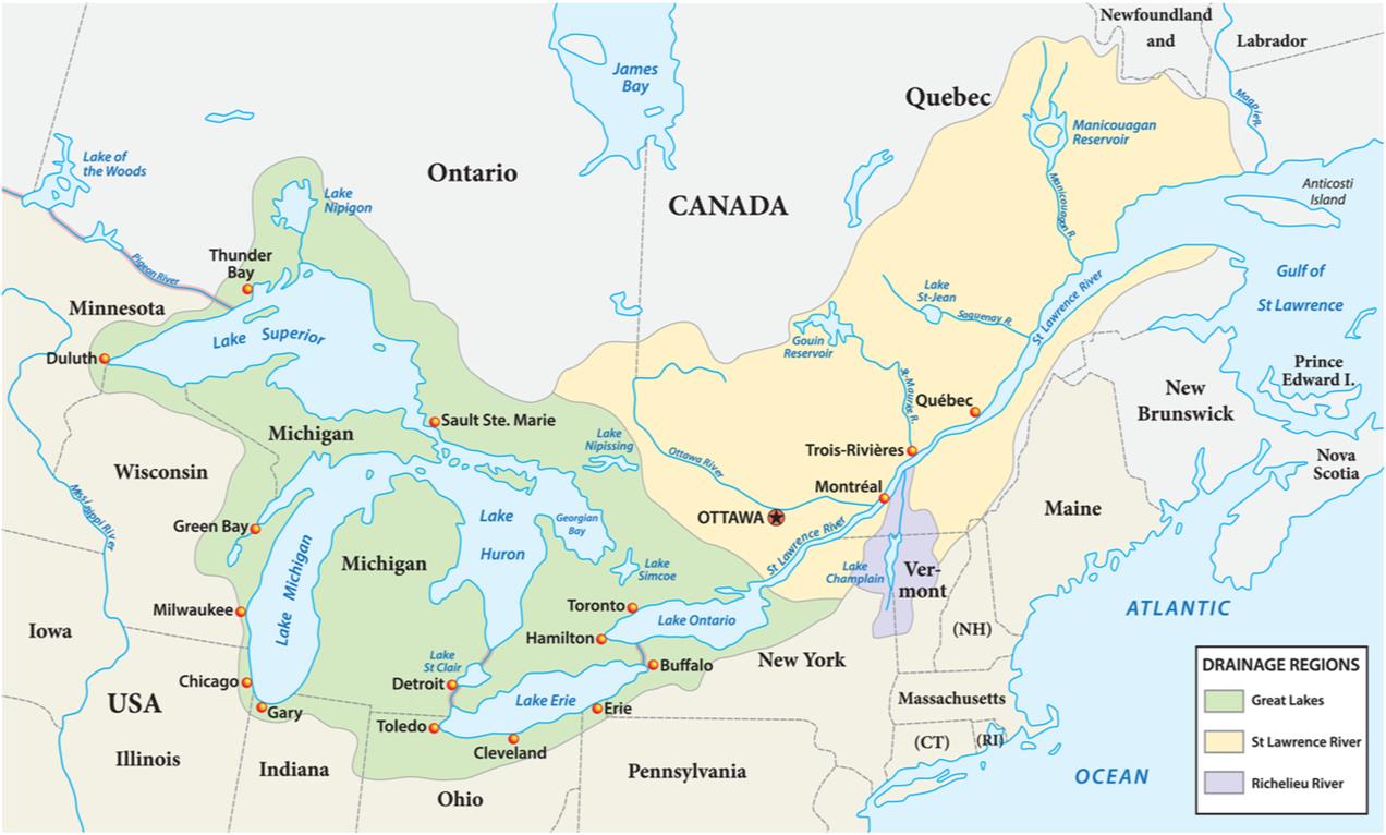 Lakes of North America and the Grand Canyon — lesson. Social Science ...